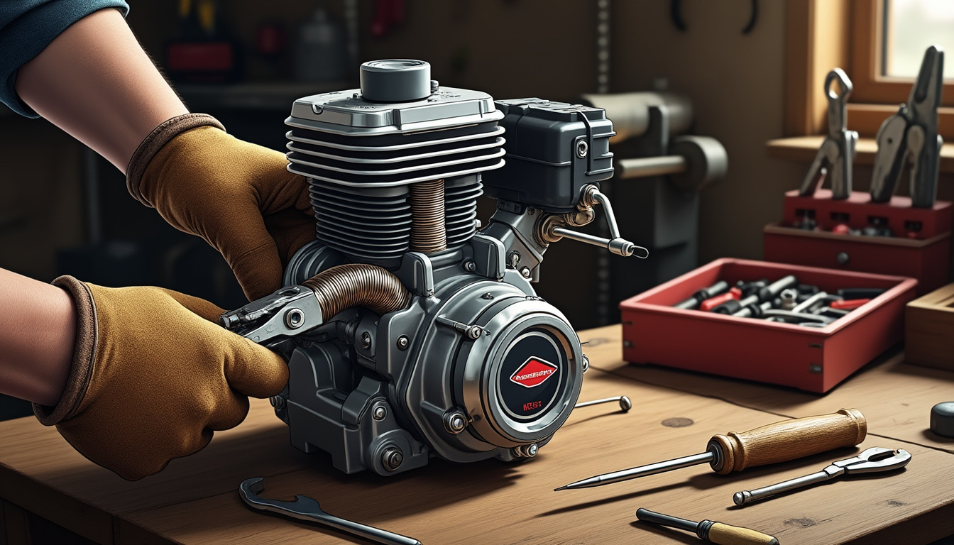 Comment monter un ressort régulateur sur un moteur Briggs et Stratton