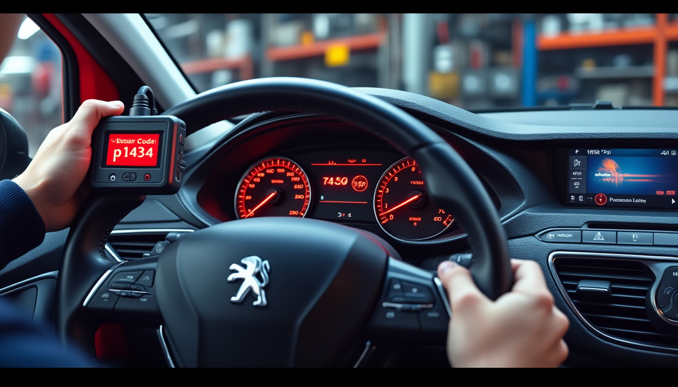 P1434 Peugeot : que signifie ce code et comment le résoudre efficacement