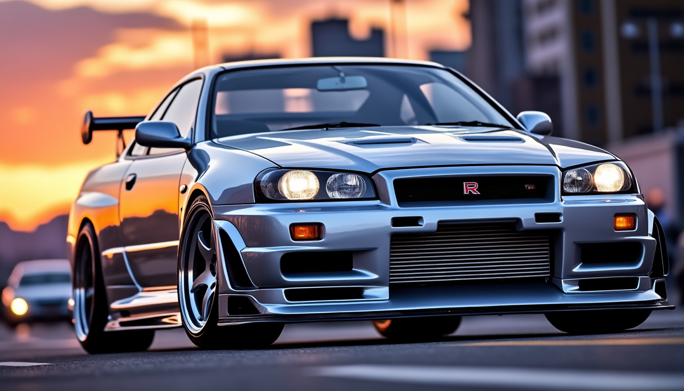 Quelles sont les caractéristiques techniques de la Nissan GTR R34