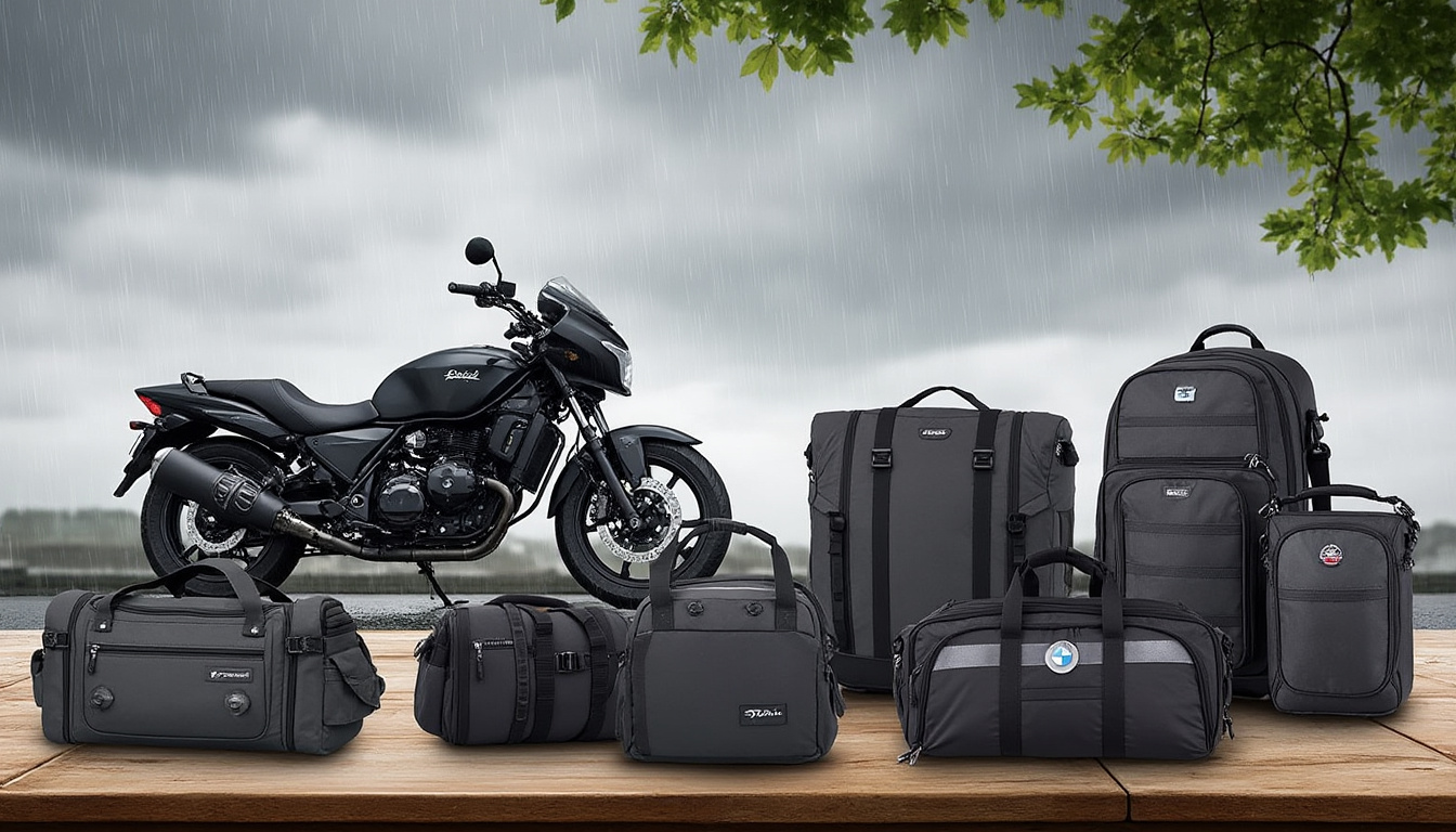 Top 10 des sacs moto étanches pour rouler sous la pluie sans souci